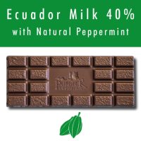 Ecuadorian Milk 40% with Mint ~100g - Purbeck Chocolate